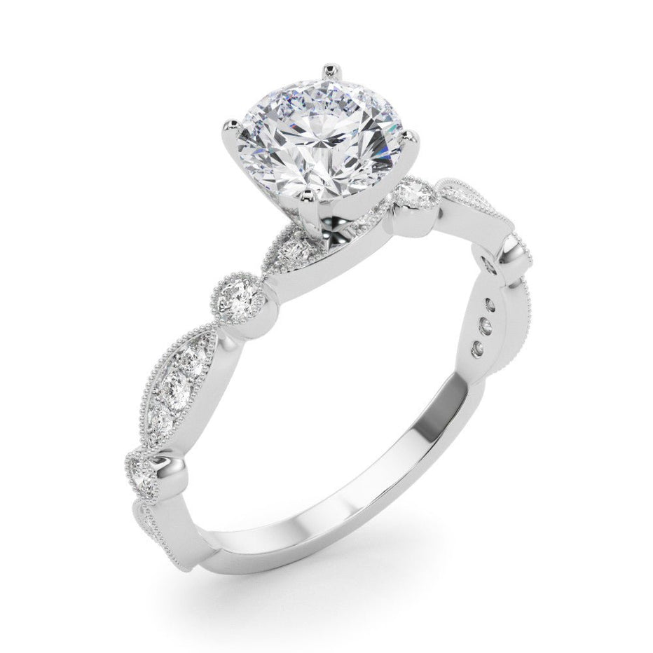 Lexington Round Diamond Engagement Ring