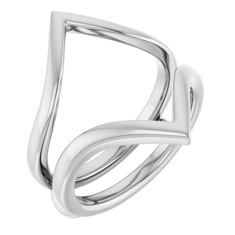 Ring Guard Pointy Women's Wedding Band