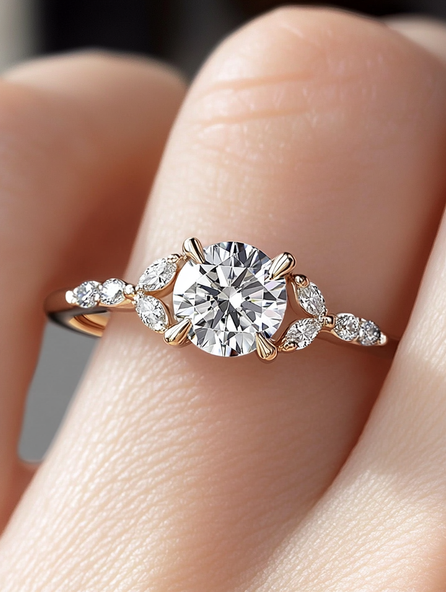Sparkly Engagement Rings | Natural and Lab Diamonds or Moissanite