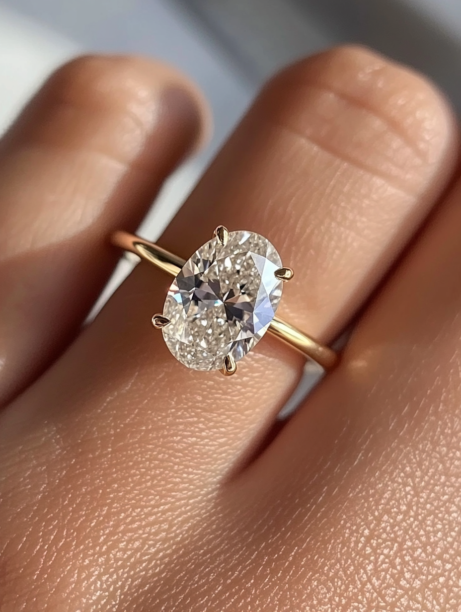 Sparkly Engagement Rings | Natural and Lab Diamonds or Moissanite
